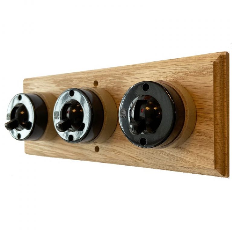 Bakelite Light Toggle / Dolly Switch With Ceramic Base – 2 Way - Reborn ...